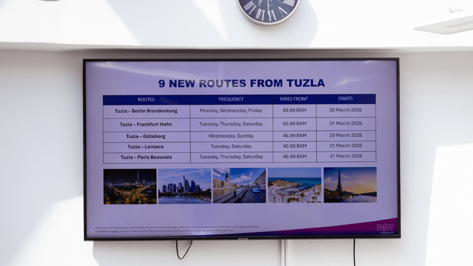 WIZZ AIR ANNOUNCES THE REOPENING OF ITS TUZLA BASE AND BECOMES THE ...